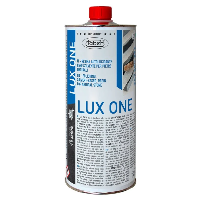 LUX ONE – Solvent-Based Polishing Resin for Natural Stone