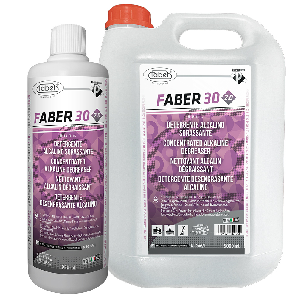 Faber 30 2.0 – Powerful Alkaline Cleaner for Stone & Tiles